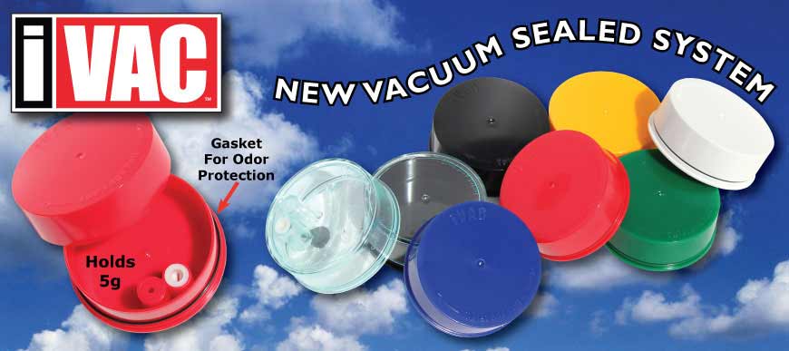 Tightpac: Order airtight containers, IVAC, Tv3 Cannavac Lok, Glassvac ...